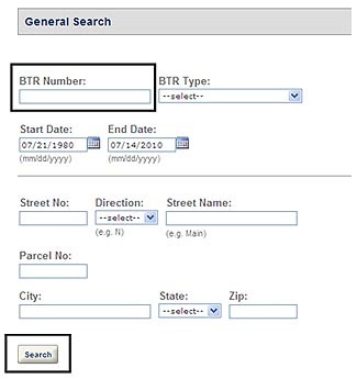 Business Tax Receipts (BTR) - City of Clearwater